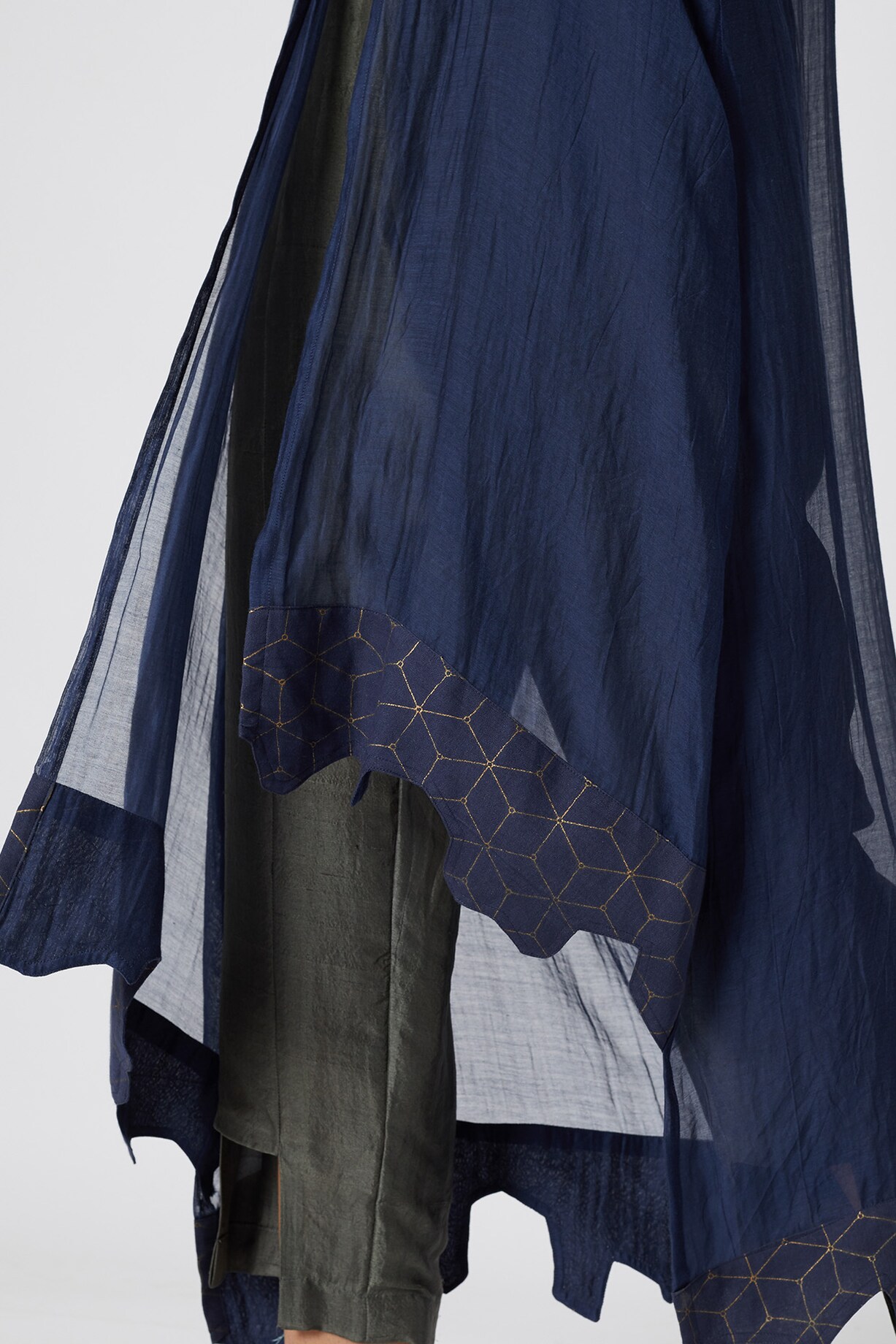 Cobalt Blue Flowy Cape by EZRA at Pernia's Pop Up Shop 2025