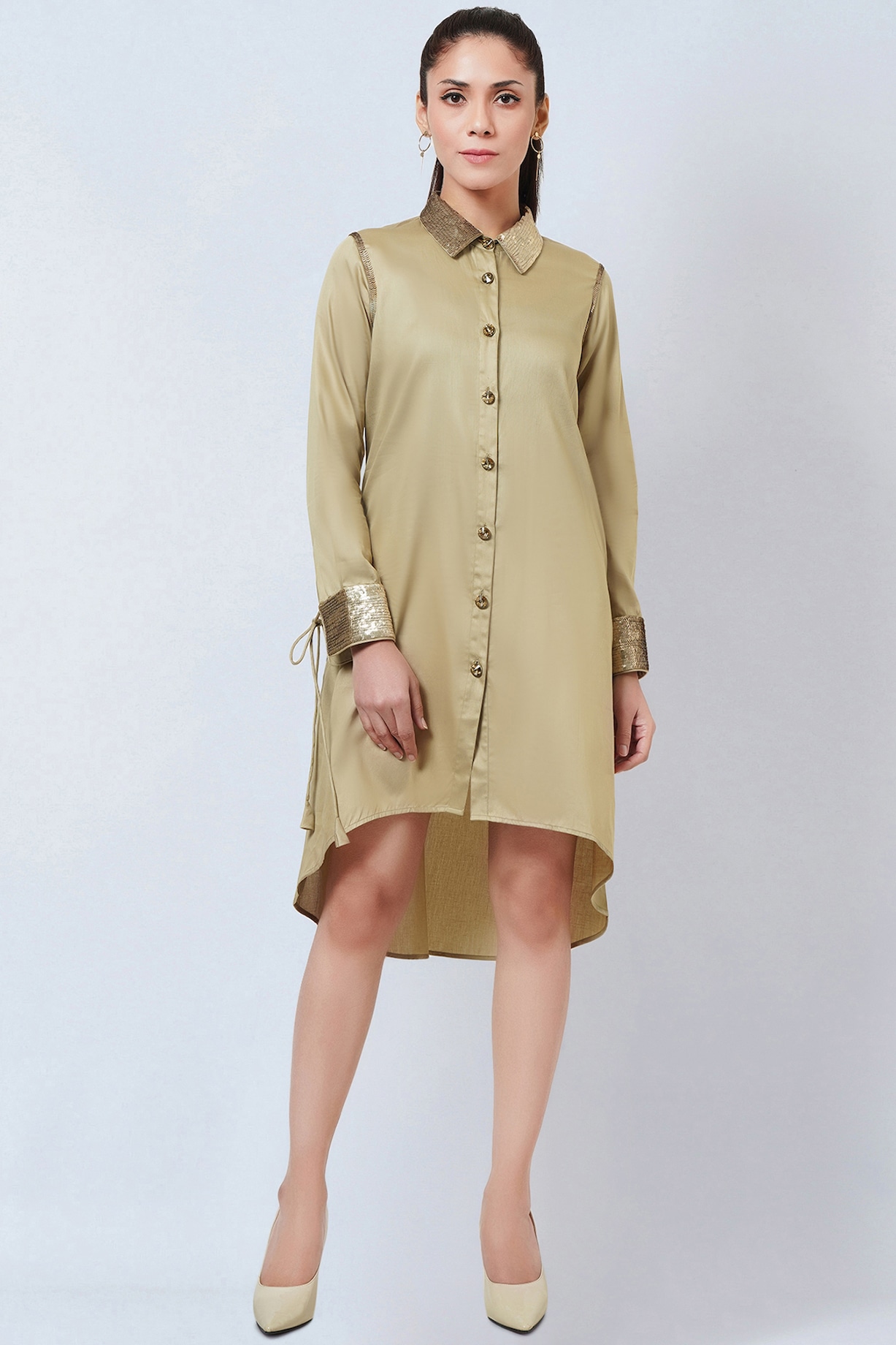Cool High Low Shirt Dress Gallery