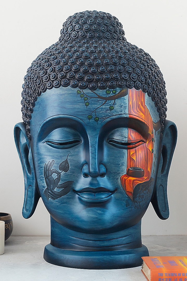 buddha head artwork