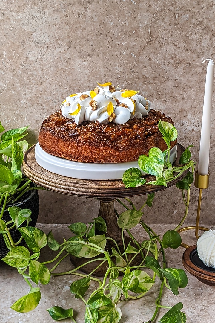 Dark Brown Mango Wood Detachable Cake Stand Set by Hohmgrain at Pernia ...