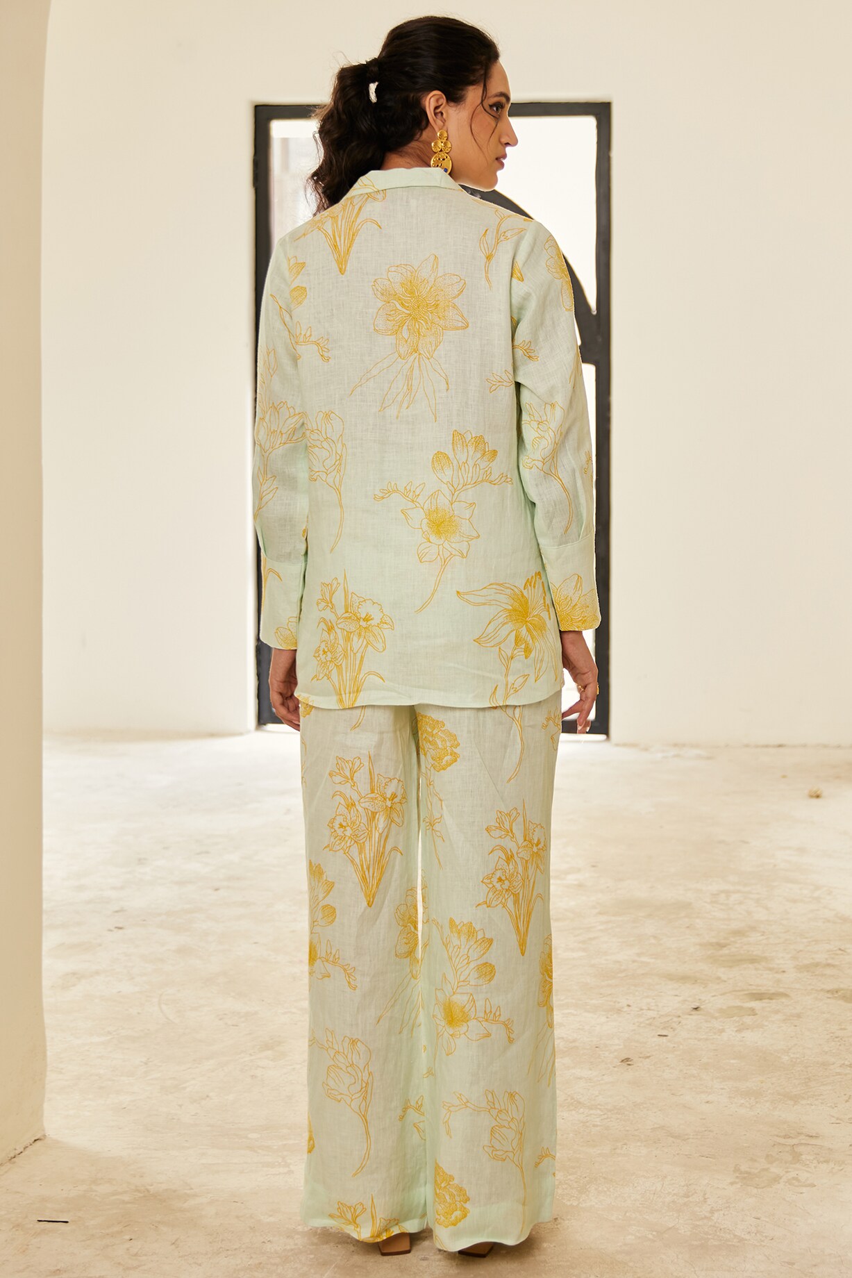 White Linen Co-Ord Set Design by House of Pink at Pernia's Pop Up Shop 2024