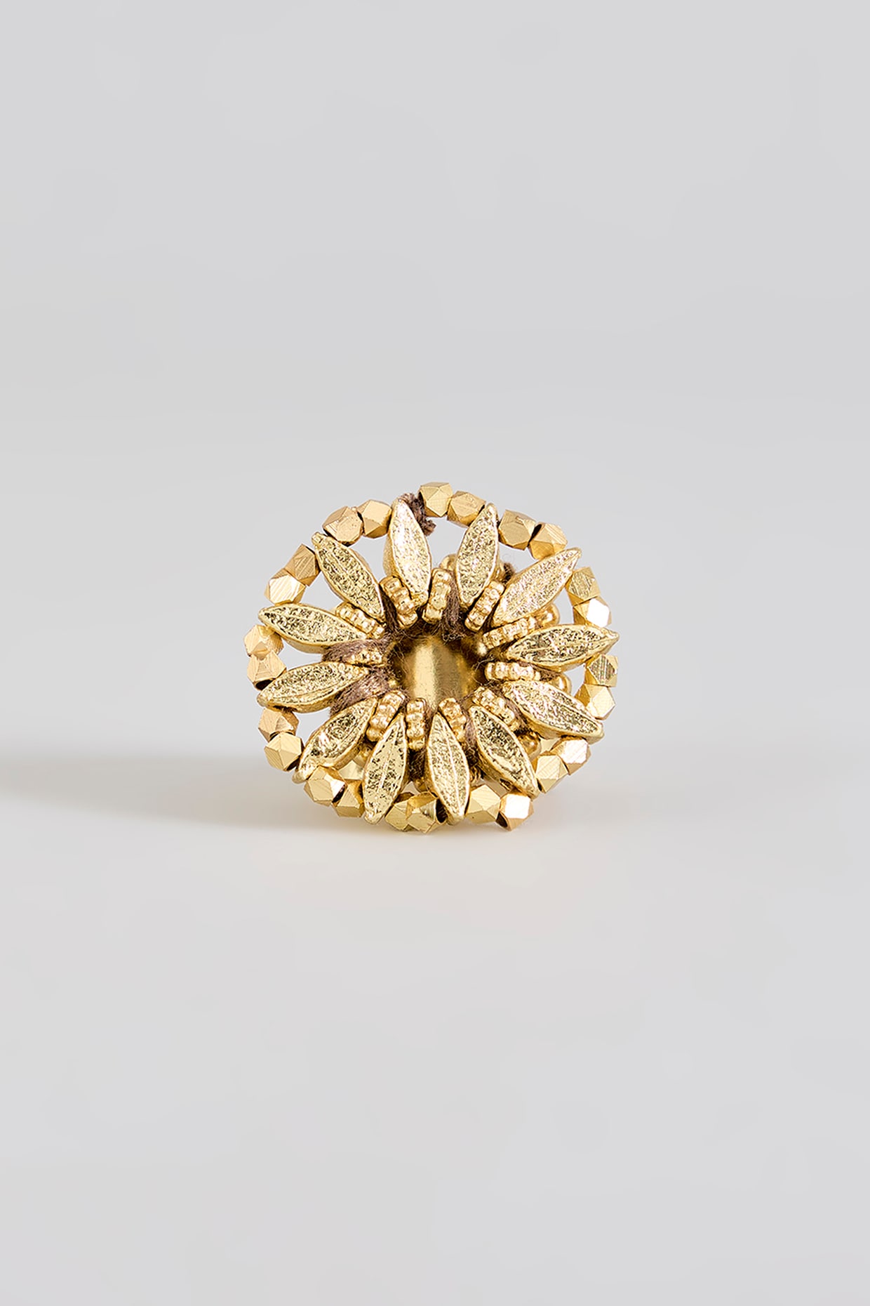 Gold Finish Water Pearl Ring by House Of Tuhina at Pernia's Pop Up Shop ...