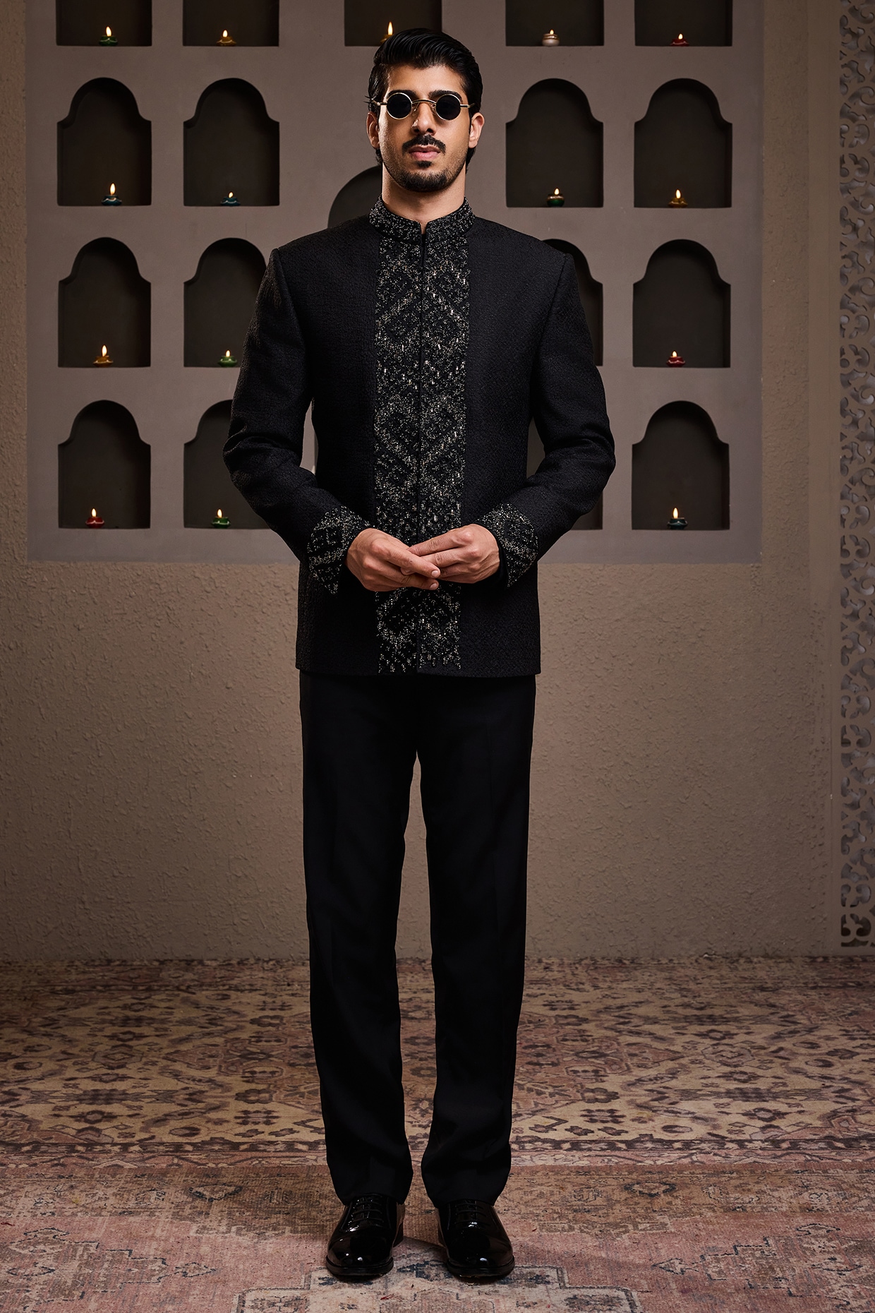 Jodhpuri black store