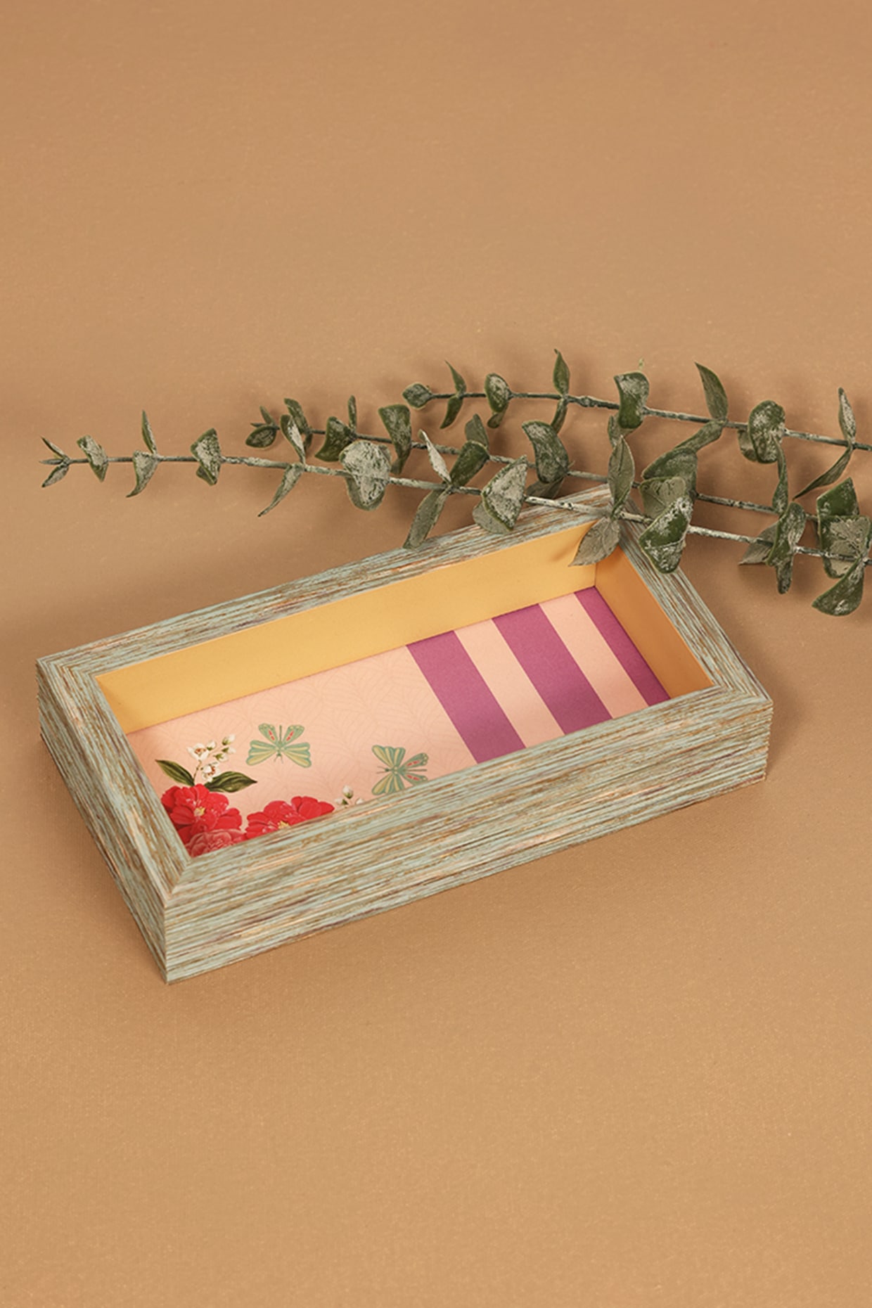 Lilac MDF & Velvet Spoon Tray by ICRAFT at Pernia's Pop Up Shop 2025