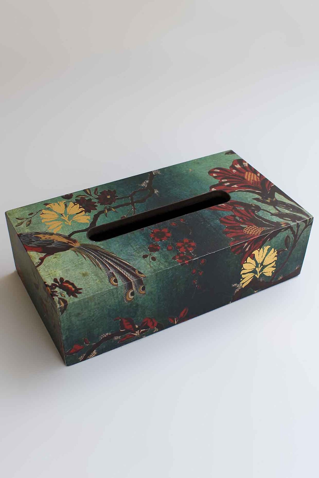 Green Gulbagh Tissue Box by Karo at Pernia's Pop Up Shop 2025