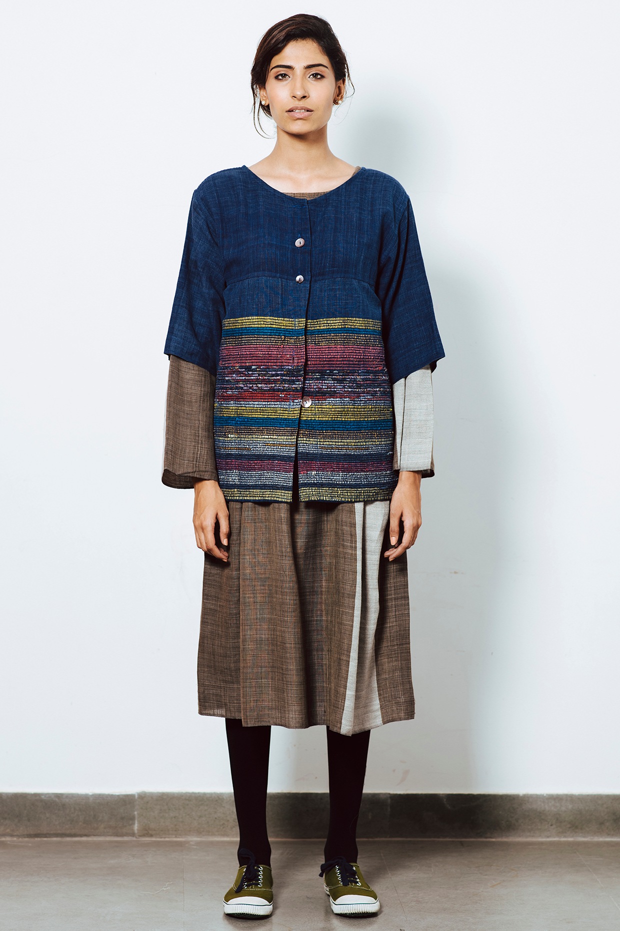 Indigo Blue Naturally Dyed Jacket by IRO IRO at Pernia's Pop Up Shop 2025