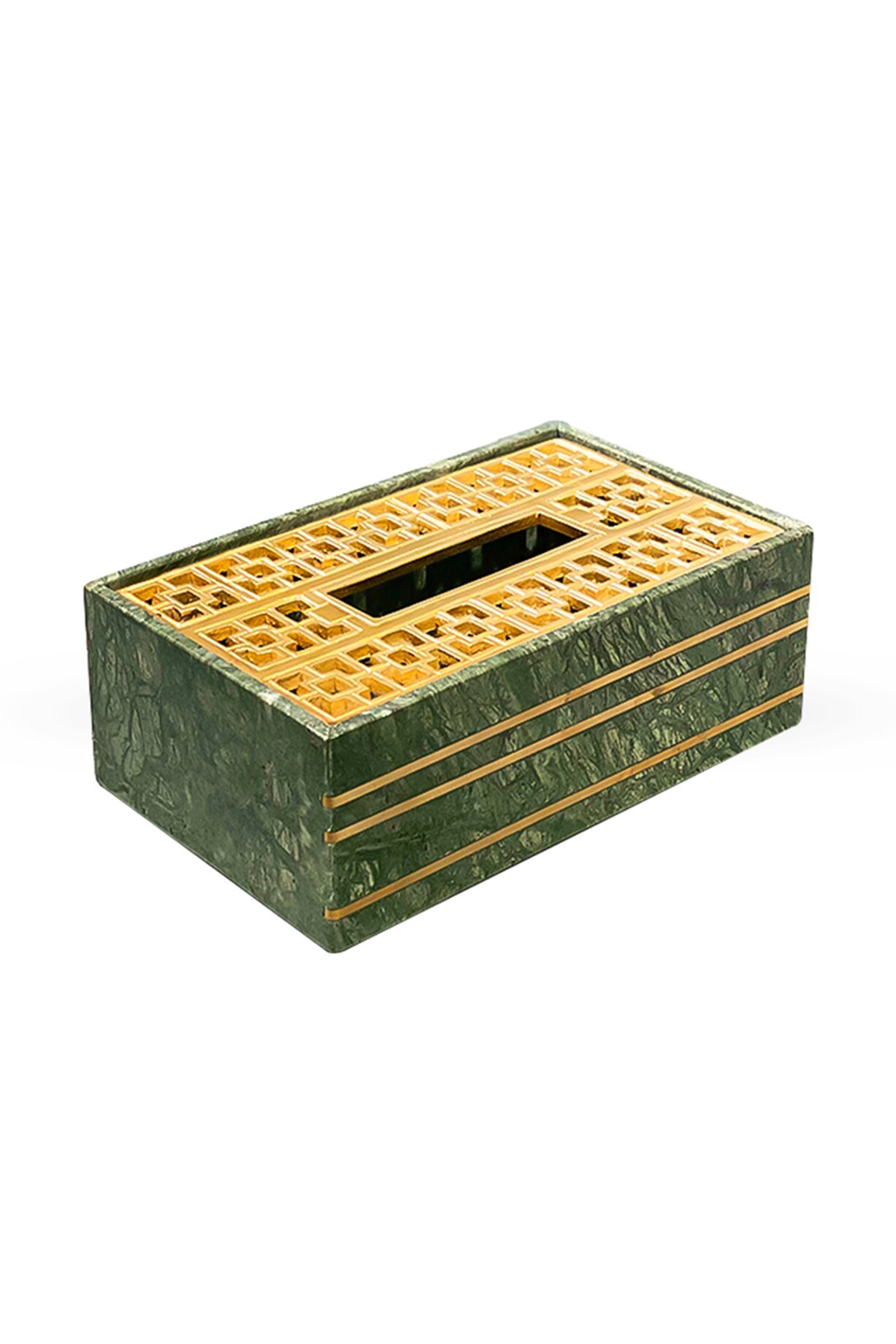 Green Garnet Marble & Metal Tissue Box Design by IZZHAAR at Pernia's ...