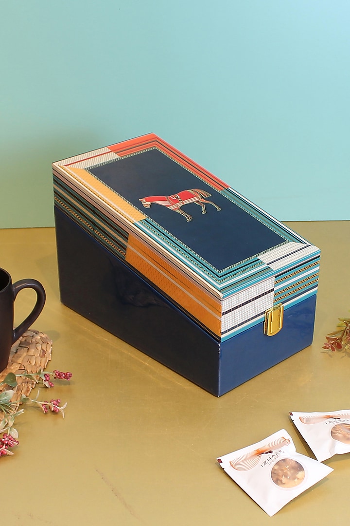 Multi-Colored MDF Wood Mustang Printed Tea Box by IZZHAAR at Pernia's ...