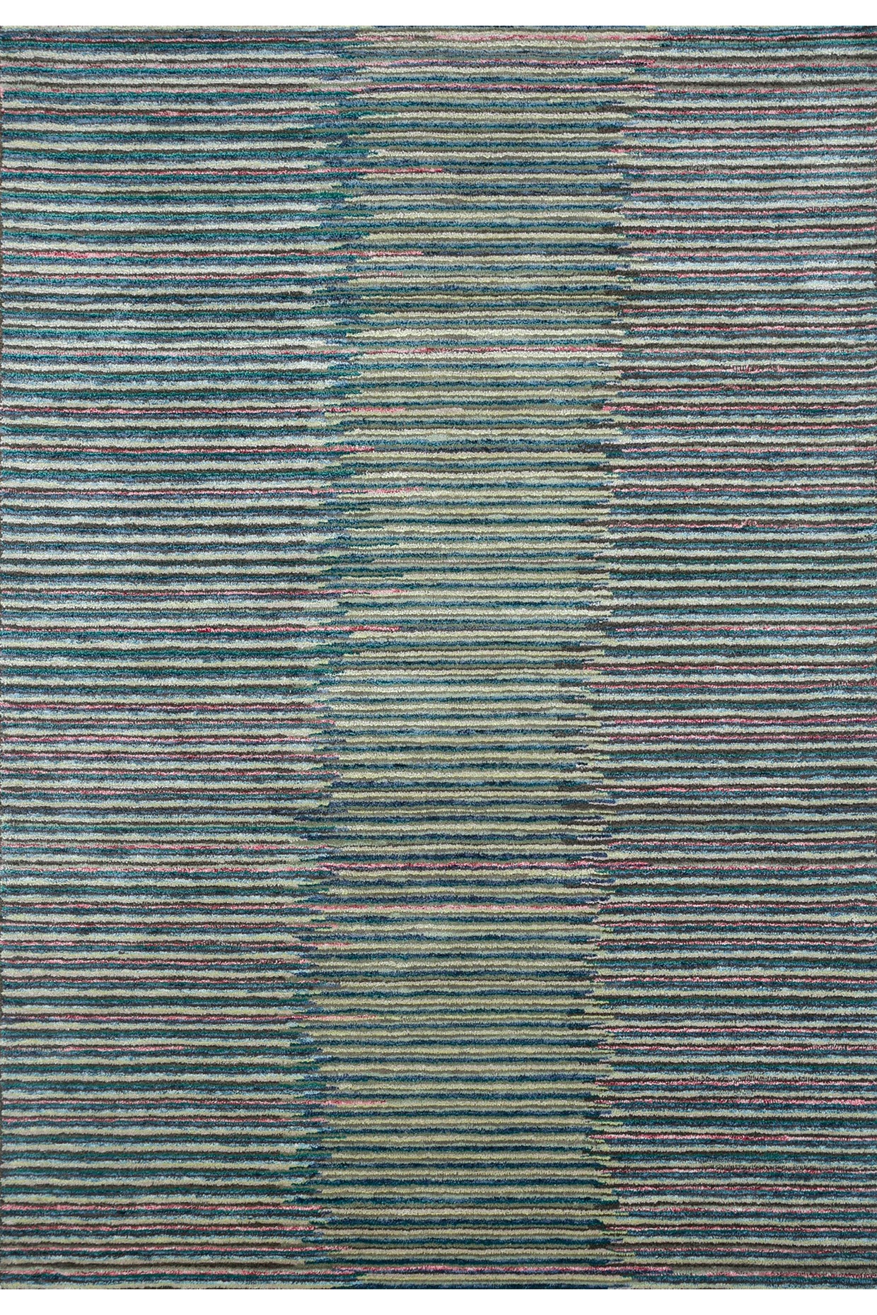 Multi-Colored Striped Rug by Jaipur Rugs at Pernia's Pop Up Shop 2025
