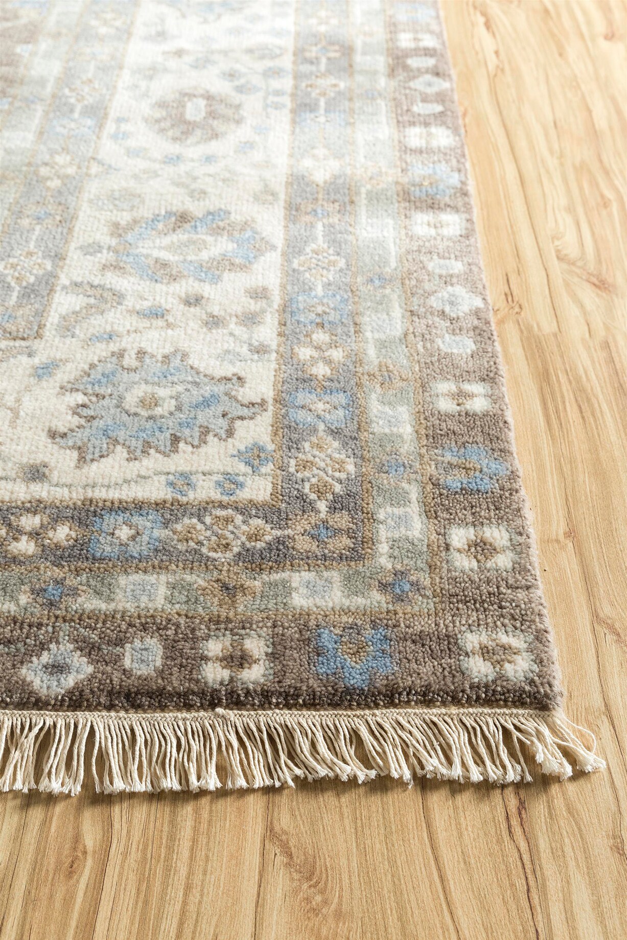 Dark Grey Wool Yarn Rug by Jaipur Rugs at Pernia's Pop Up Shop 2024