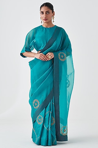 Buy Morpankhi Colour Saree for Women Online from India's Luxury ...
