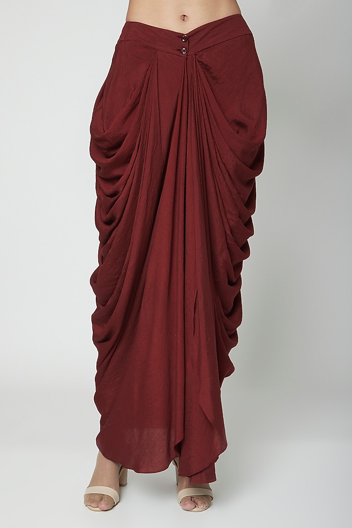 Soul Grey Embroidered Dhoti Set by Joy Mitra at Pernia's Pop Up Shop 2025