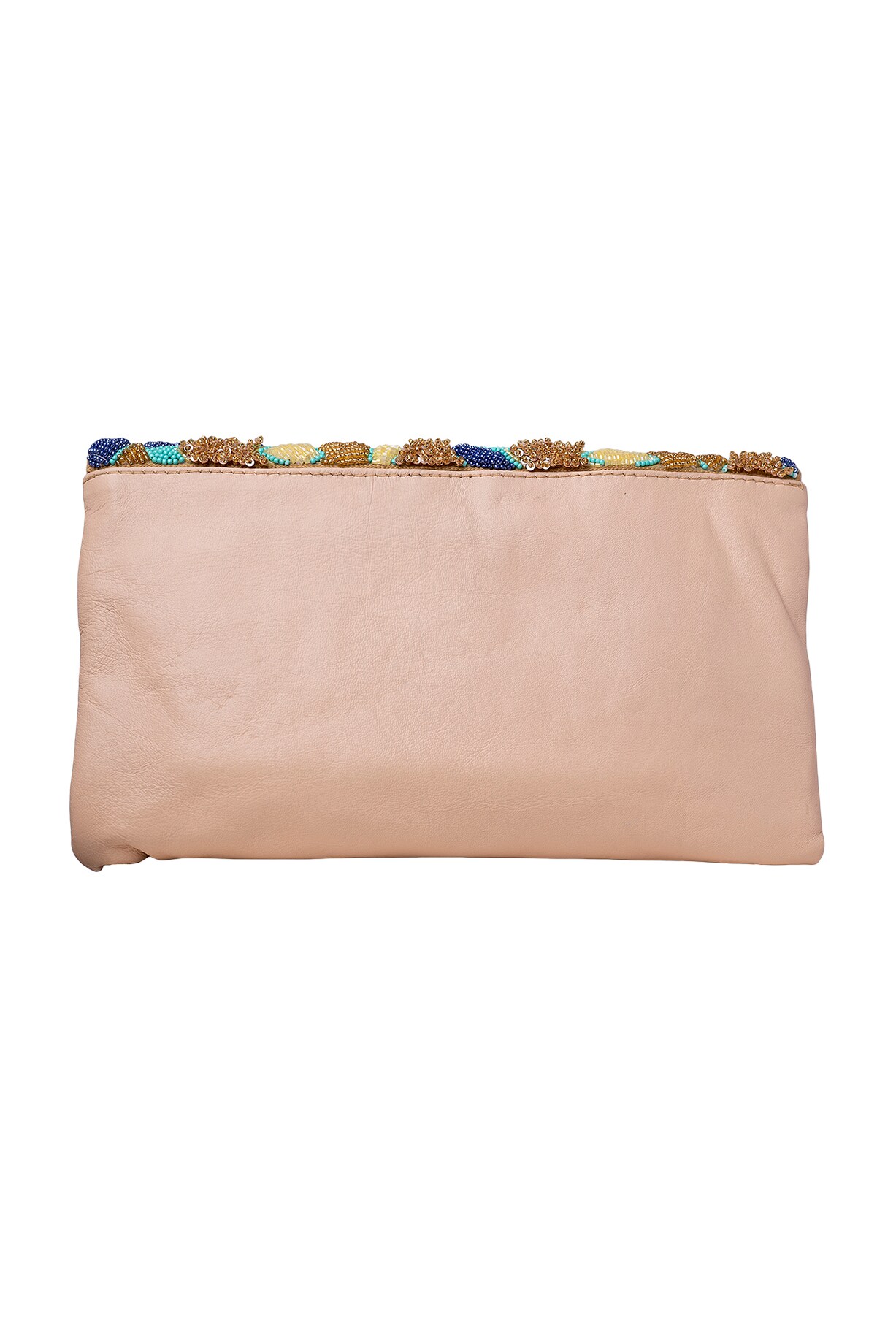 Multi-Colored Embroidered Clutch by Jyo Das Accessories at Pernia's Pop ...