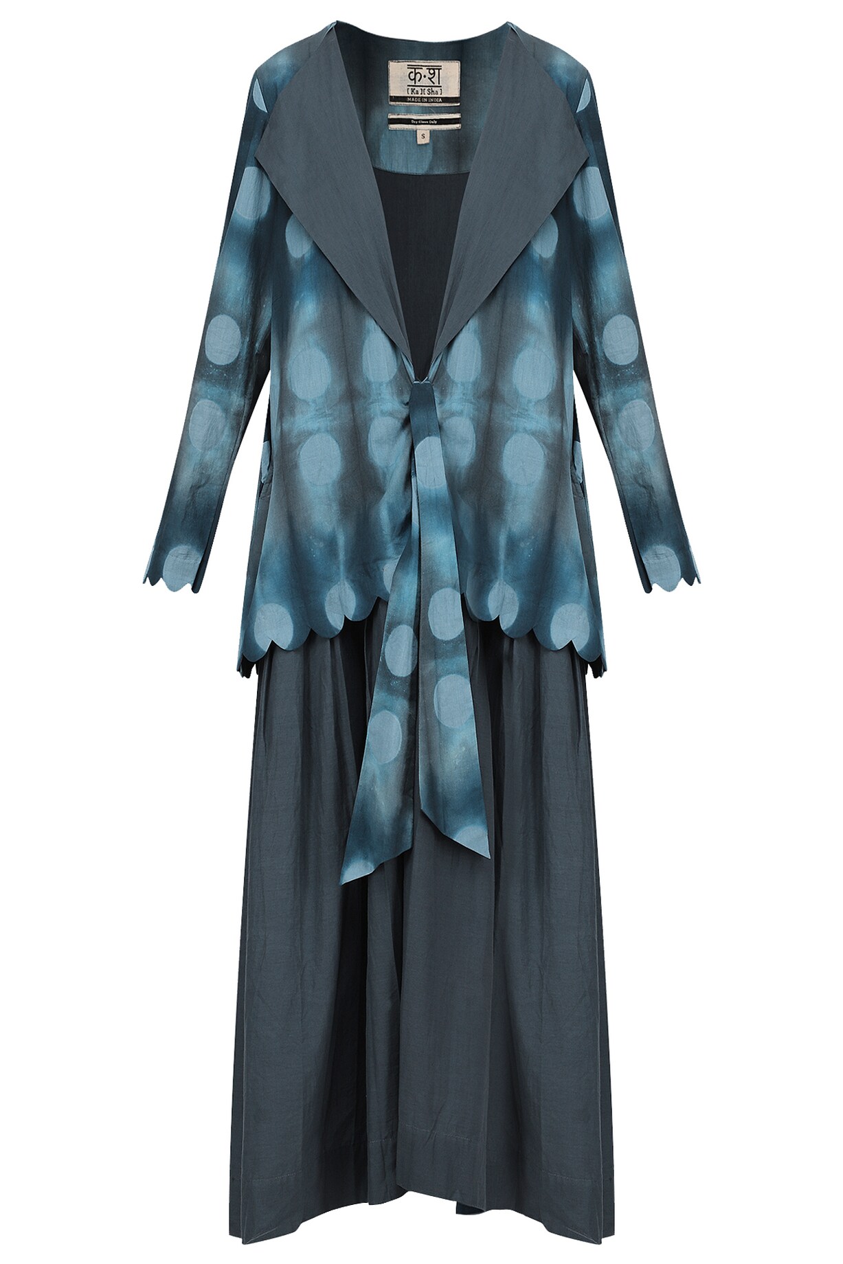 Grey clamp dyed dress available only at Pernia's Pop Up Shop. 2024