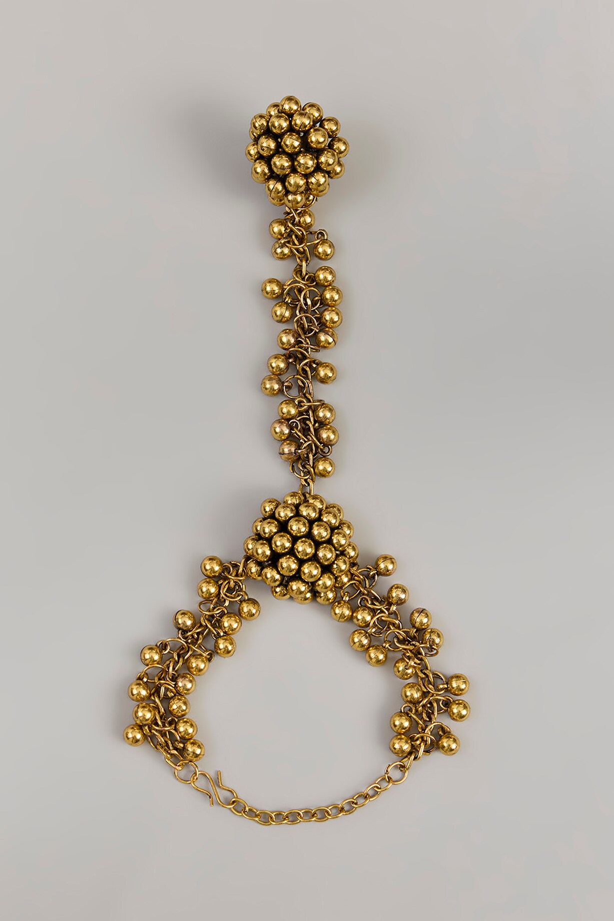 Gold Plated Ghungroo Hathphool by Just Shraddha at Pernia's Pop Up Shop ...