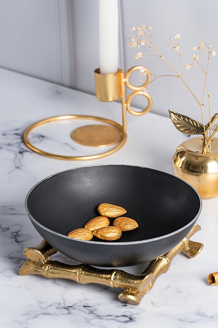 Black Iron & Aluminium Serveware Set by Koyo Studios at Pernia's Pop Up Shop 2024