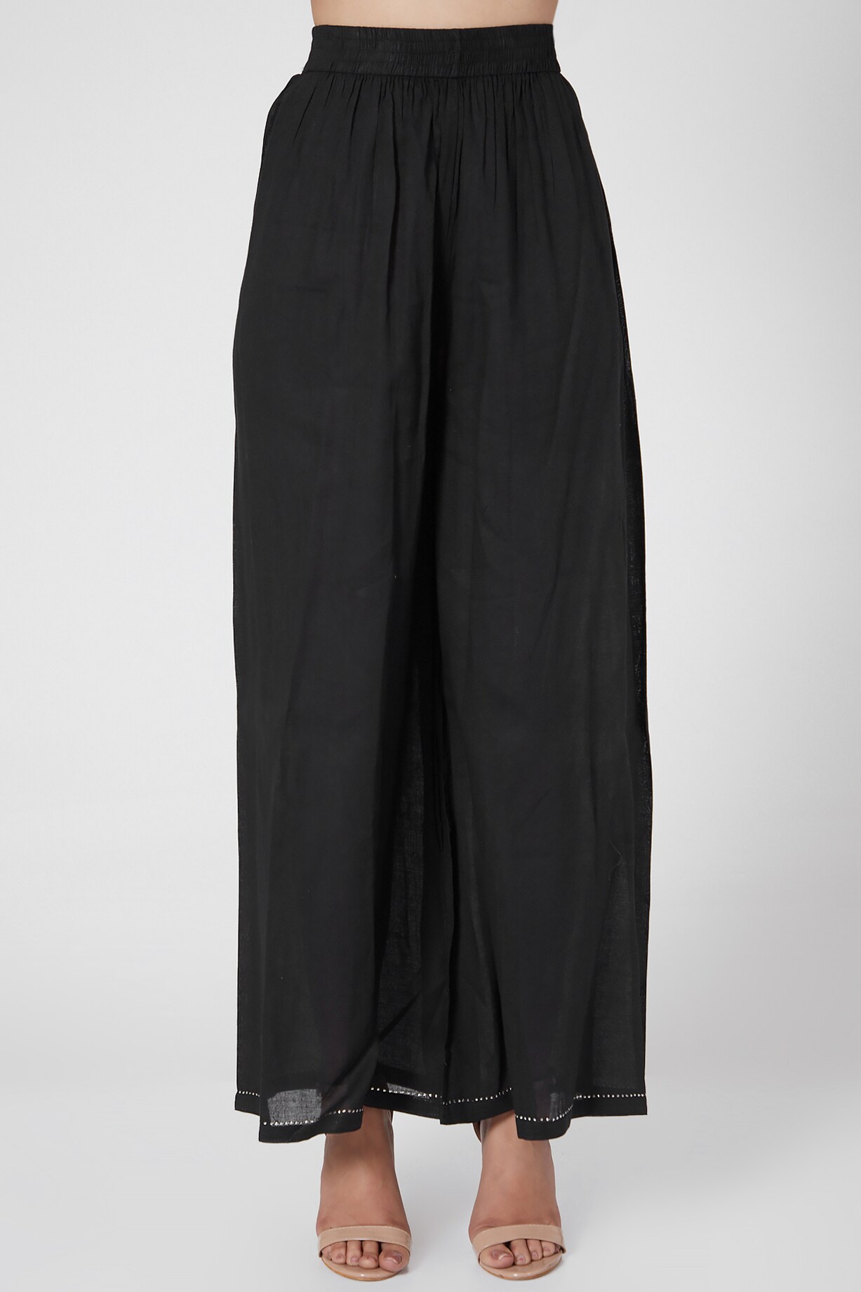 Black Georgette & Net Anarkali Set by House Of Kotwara at Pernia's Pop ...