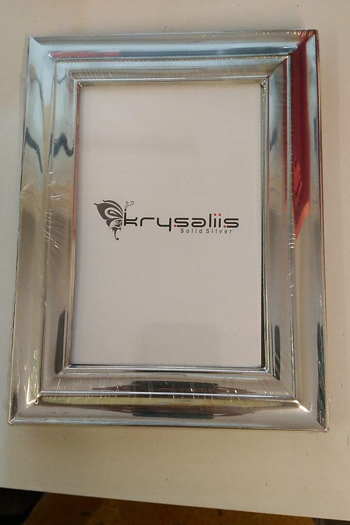 Pure Silver Rectangular Curved Photo Frame Design by KRYSALIIS INDIA at ...