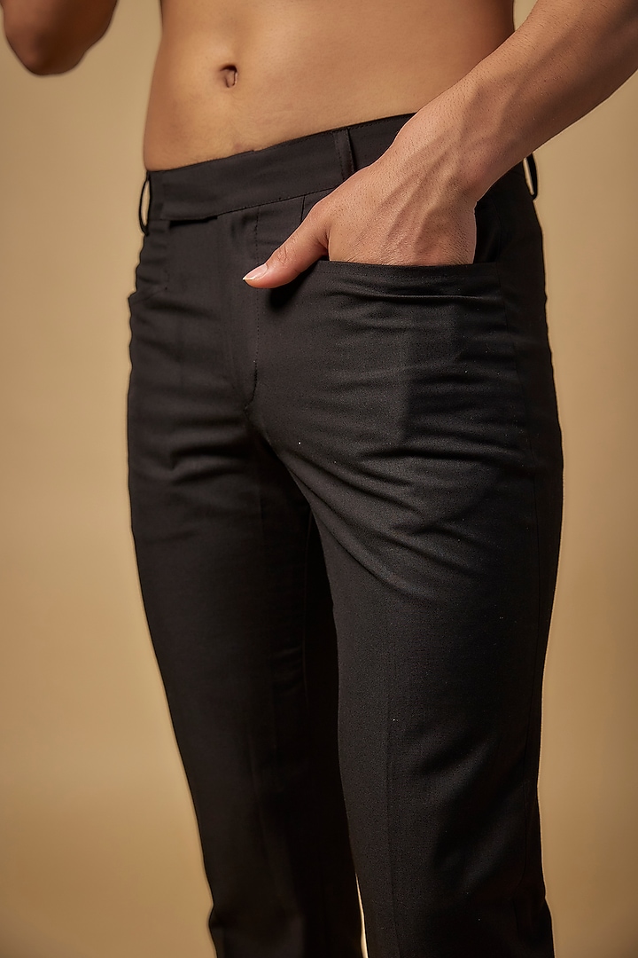Black Suiting Pants by Kunal Rawal at Pernia's Pop Up Shop 2026