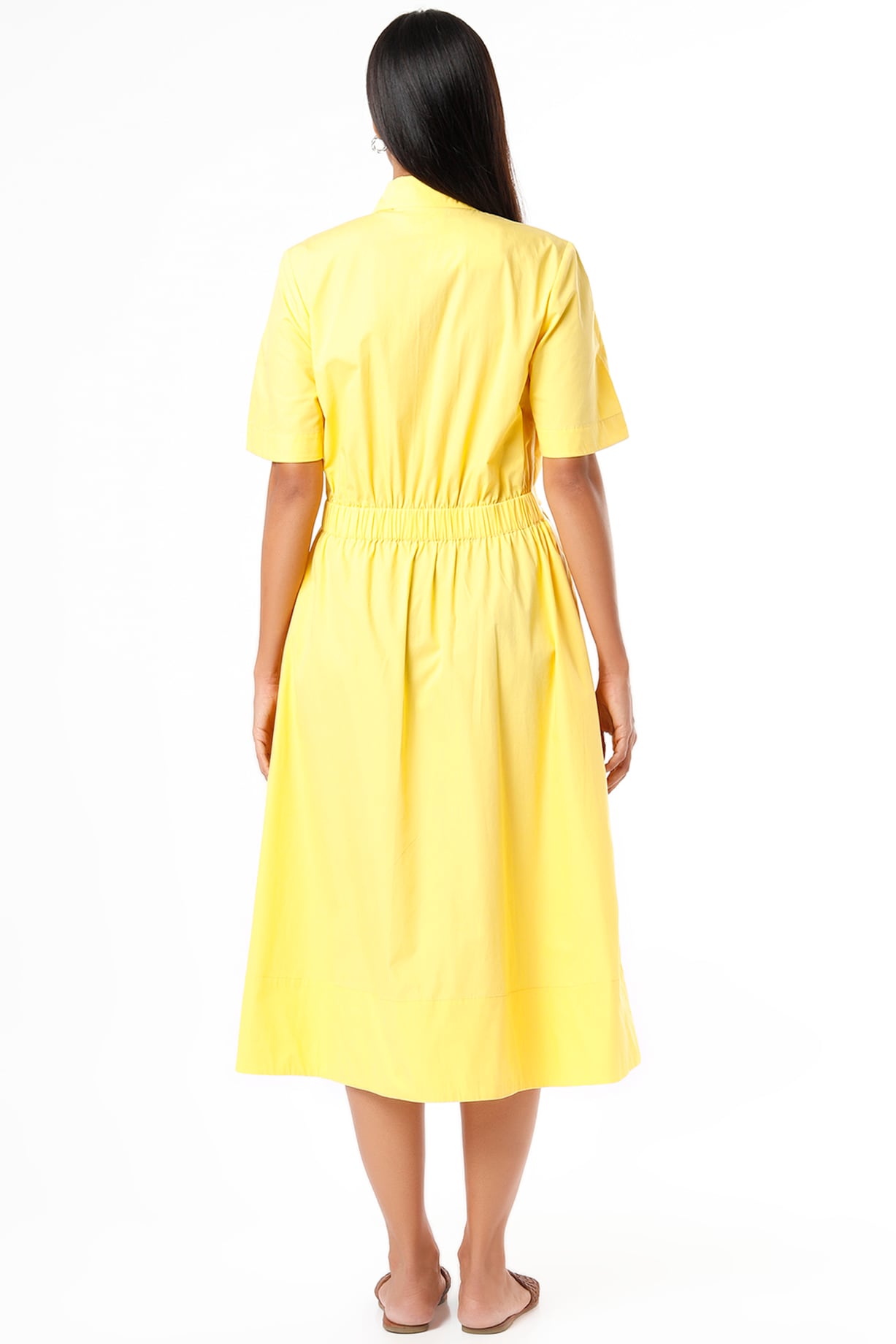 Bright Yellow Cotton Dress by Lovebirds at Pernia's Pop Up Shop 2025