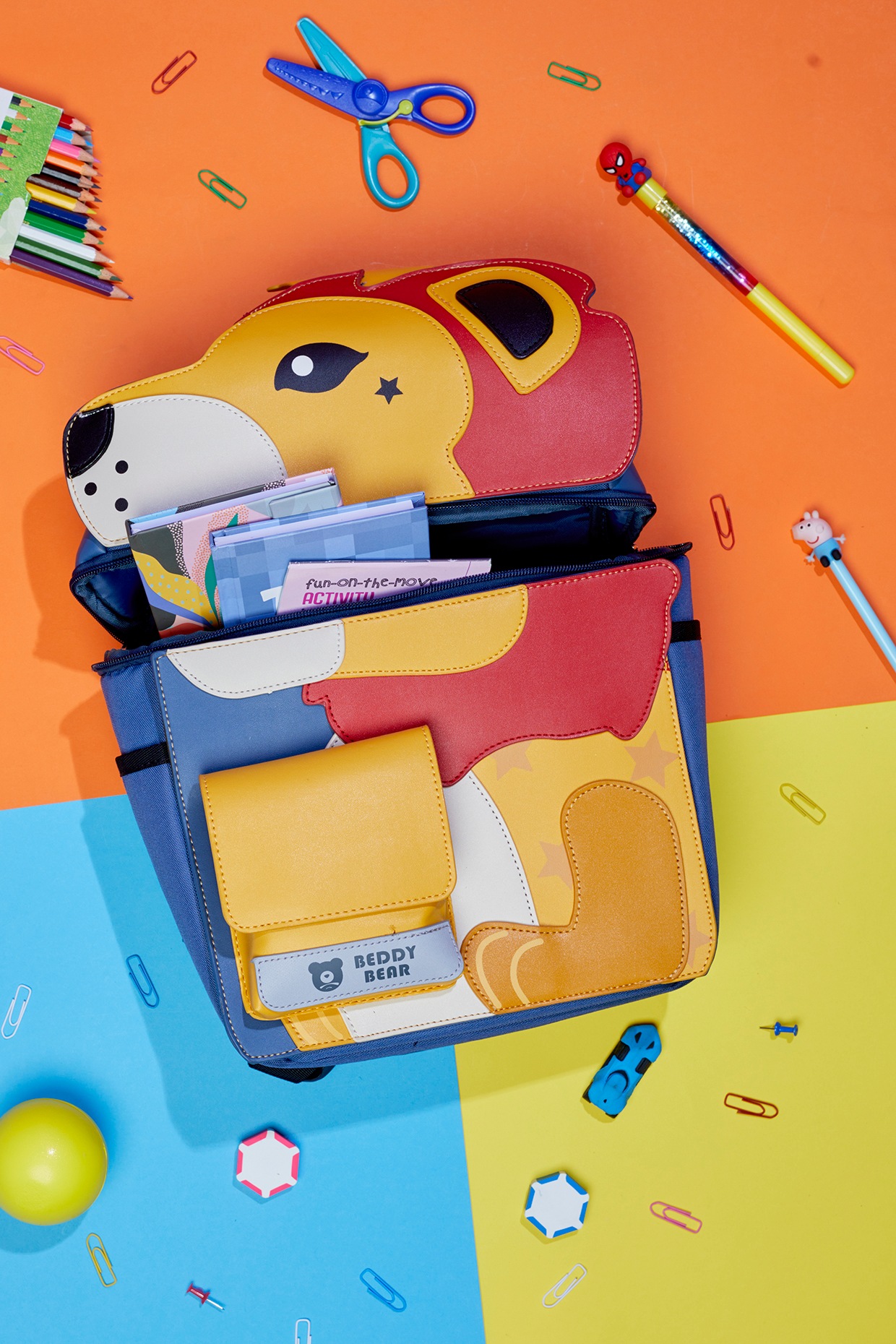 Blue Silicon Lion Backpack by Little Surprise Box at Pernia's Pop Up ...