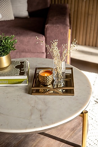 Antique Brass Gabby Tray by Logam at Pernia's Pop Up Shop 2025