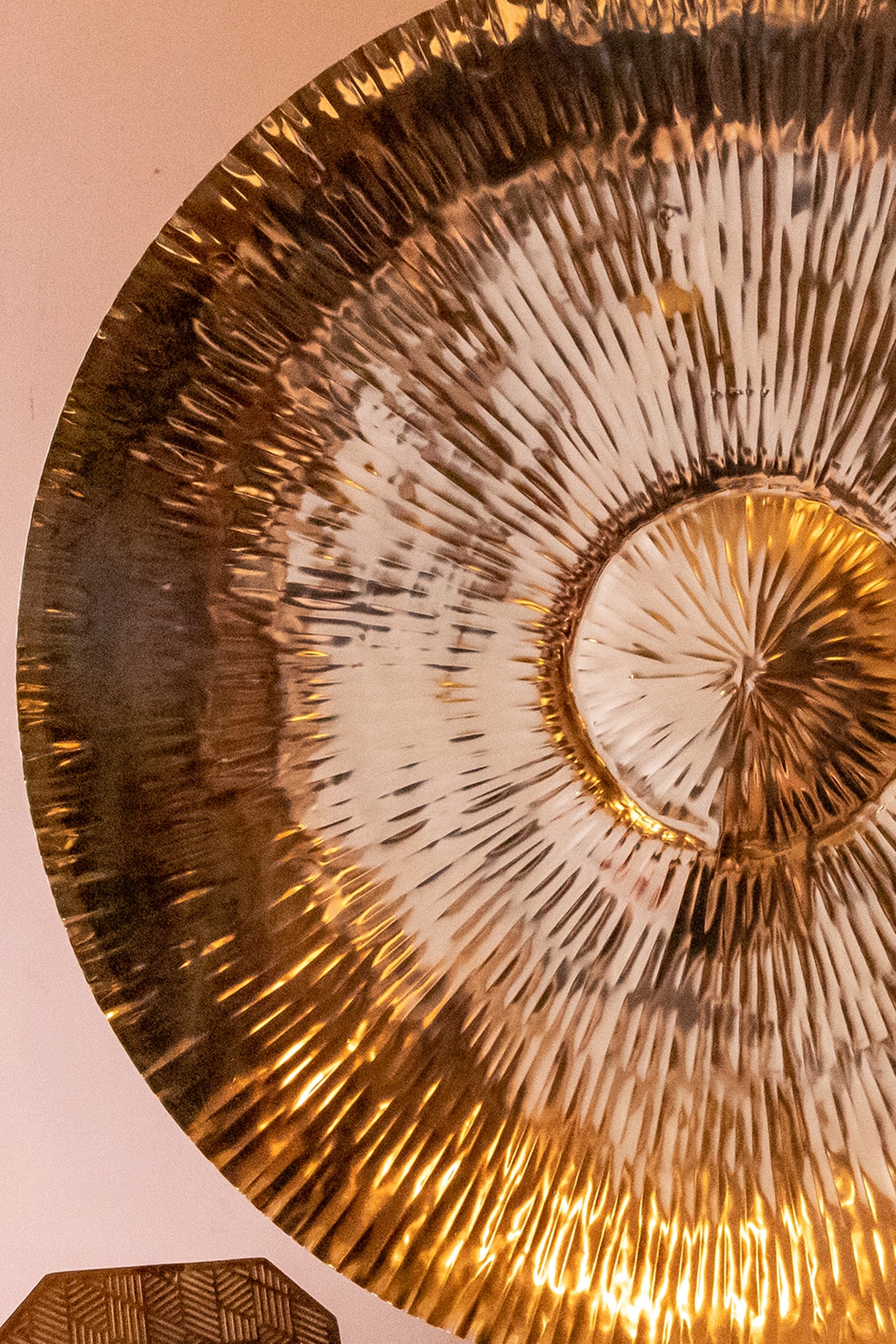 Gold Disc Wall Art Design by Logam at Pernia's Pop Up Shop 2024