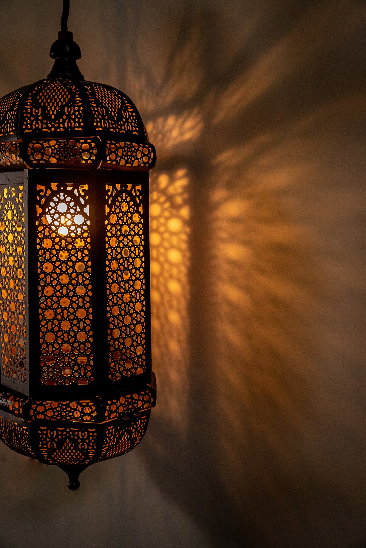 Black & Gold Handcrafted Hanging Light by Logam at Pernia's Pop Up Shop ...