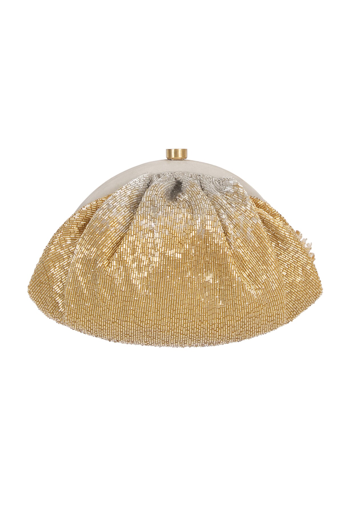 Silver & Gold Embellished Pouch by Lovetobag at Pernia's Pop Up Shop 2026