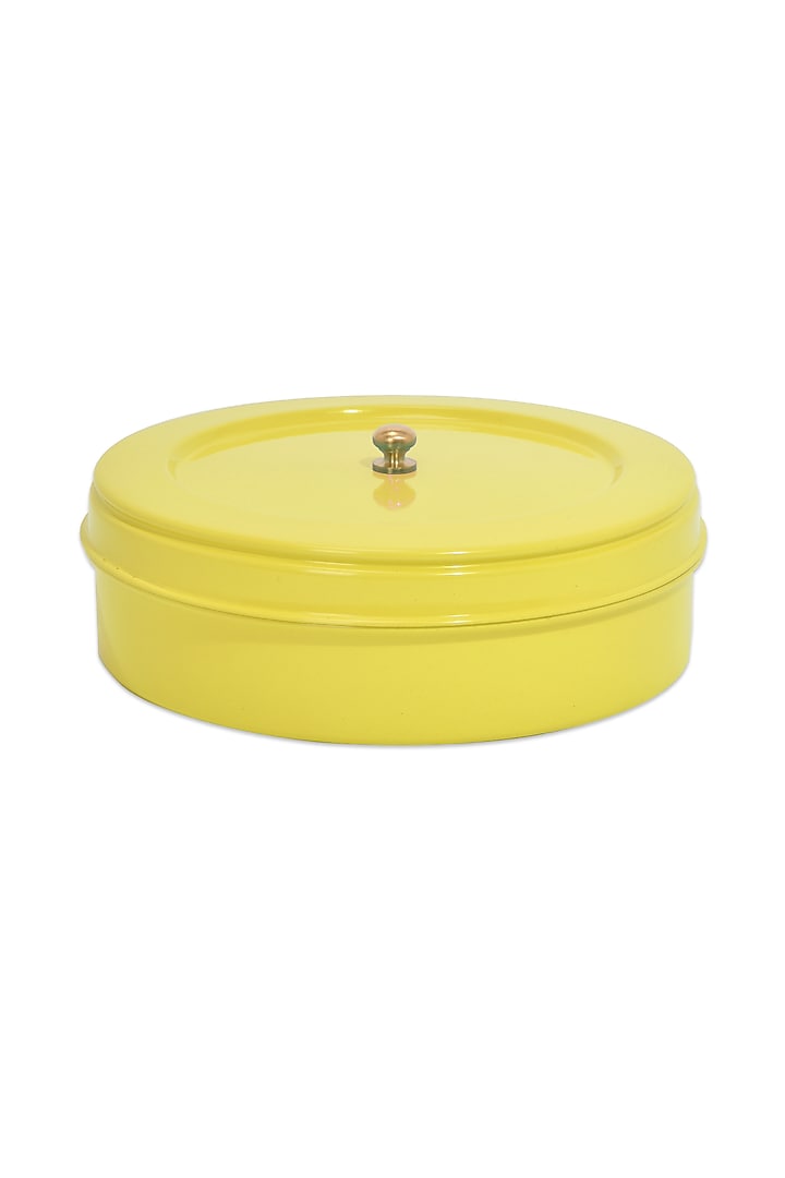 Yellow Stainless Steel Snack Box by Living with Elan at Pernia's Pop Up ...