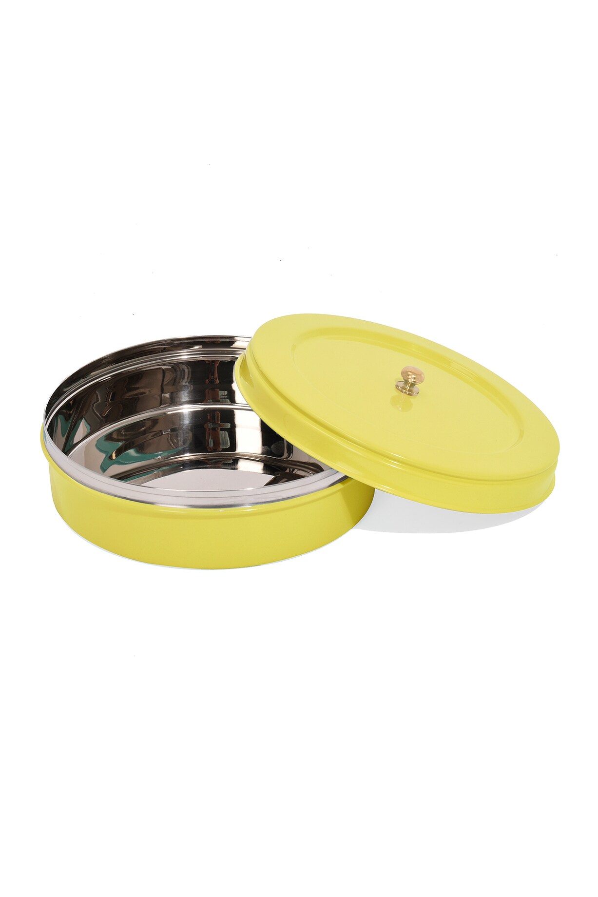Yellow Stainless Steel Snack Box by Living with Elan at Pernia's Pop Up ...