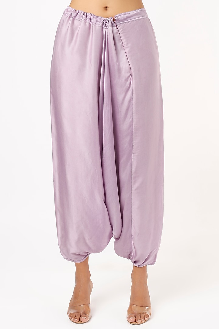 Lavender Hand-Painted Cape Set Design by Mahi Calcutta at Pernia's Pop ...