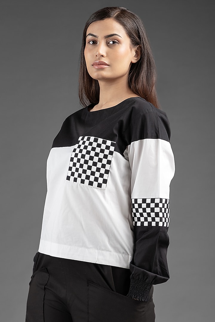 Black Cotton Cargo Pant Set by House of MANAA at Pernia's Pop Up Shop 2025