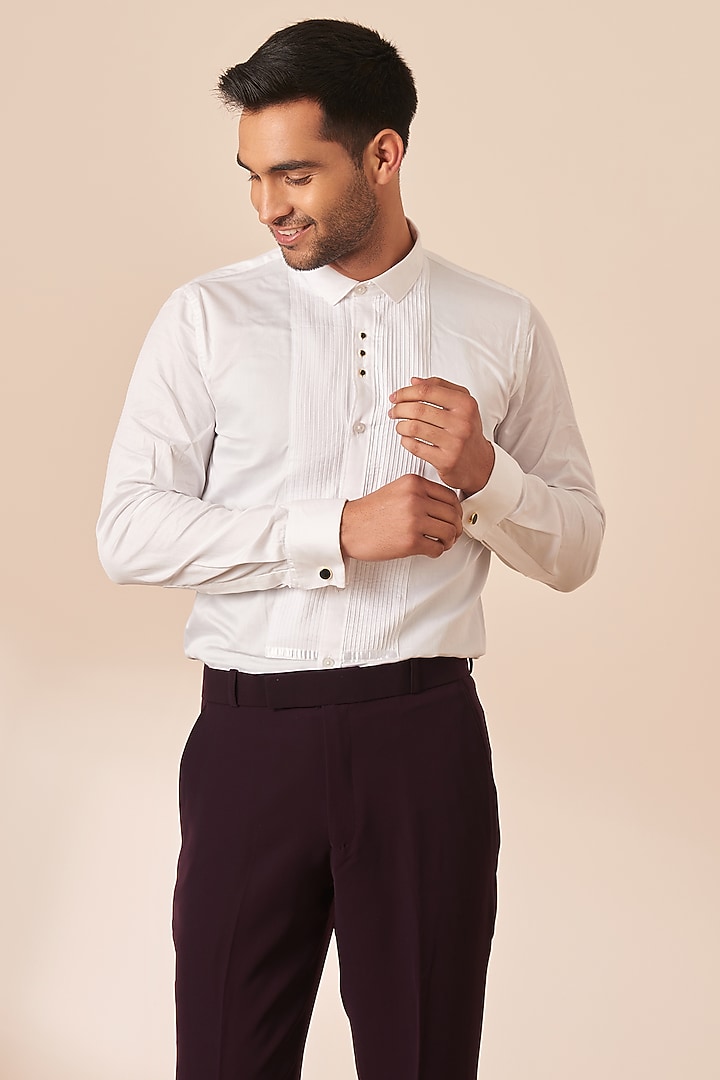 Wine Blended Rayon Blazer Set by Twamev at Pernia's Pop Up Shop 2025