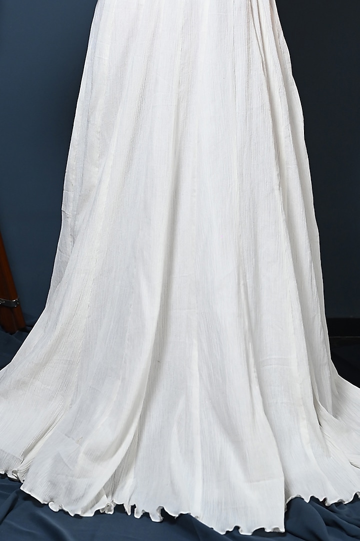 White Cotton Jacket Dress Design By Maarya By Manisha Arya At Pernias Pop Up Shop 2024