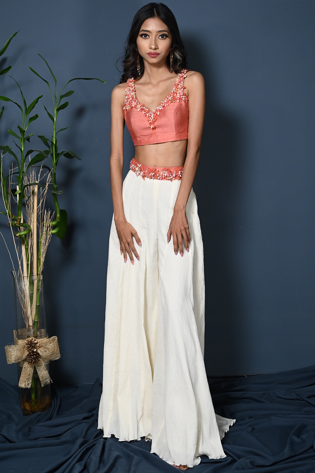 White Cotton Sharara Set by Maarya By Manisha Arya at Pernia's Pop Up ...