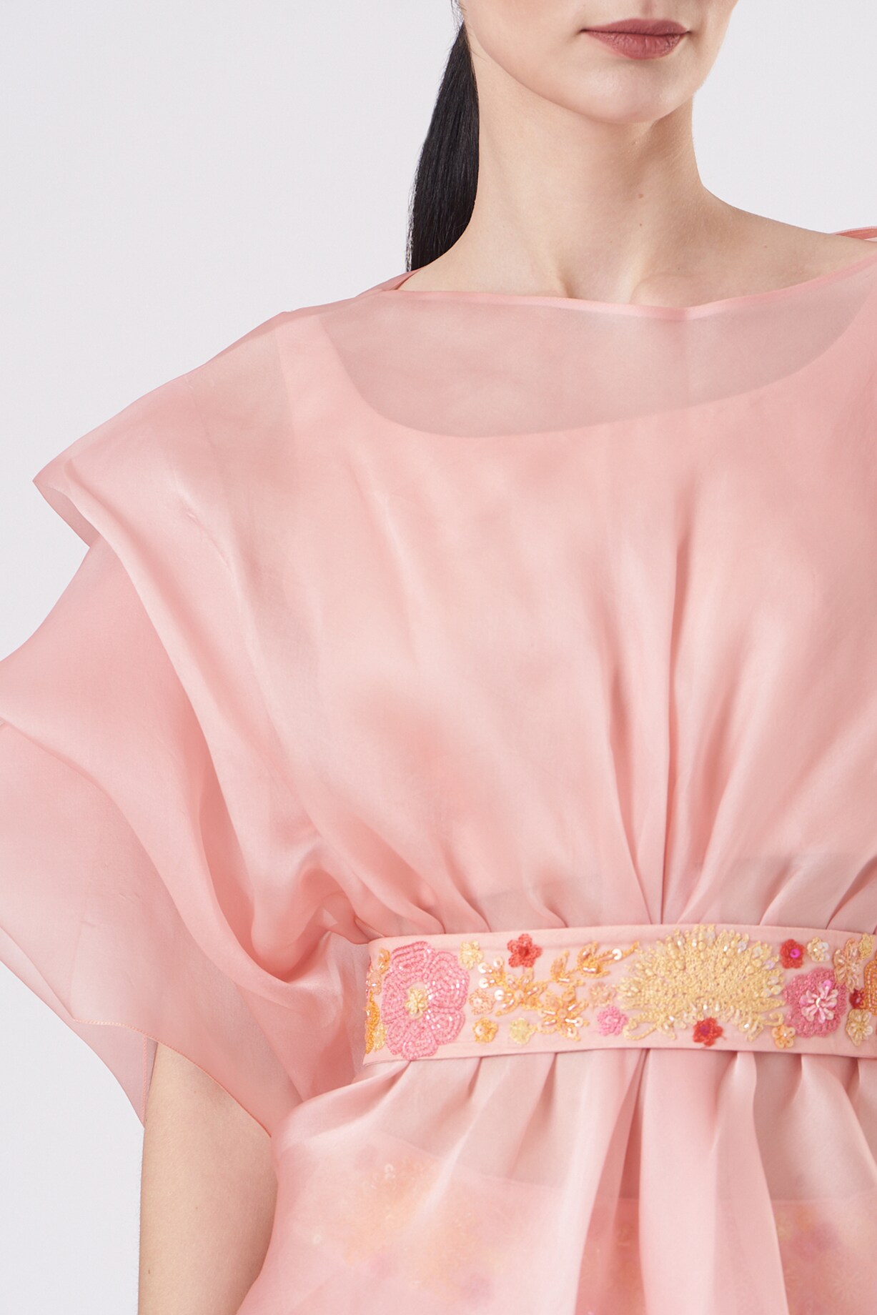 Light Pink Embroidered Wedding Lehenga Set by Mishru at Pernia's Pop Up ...