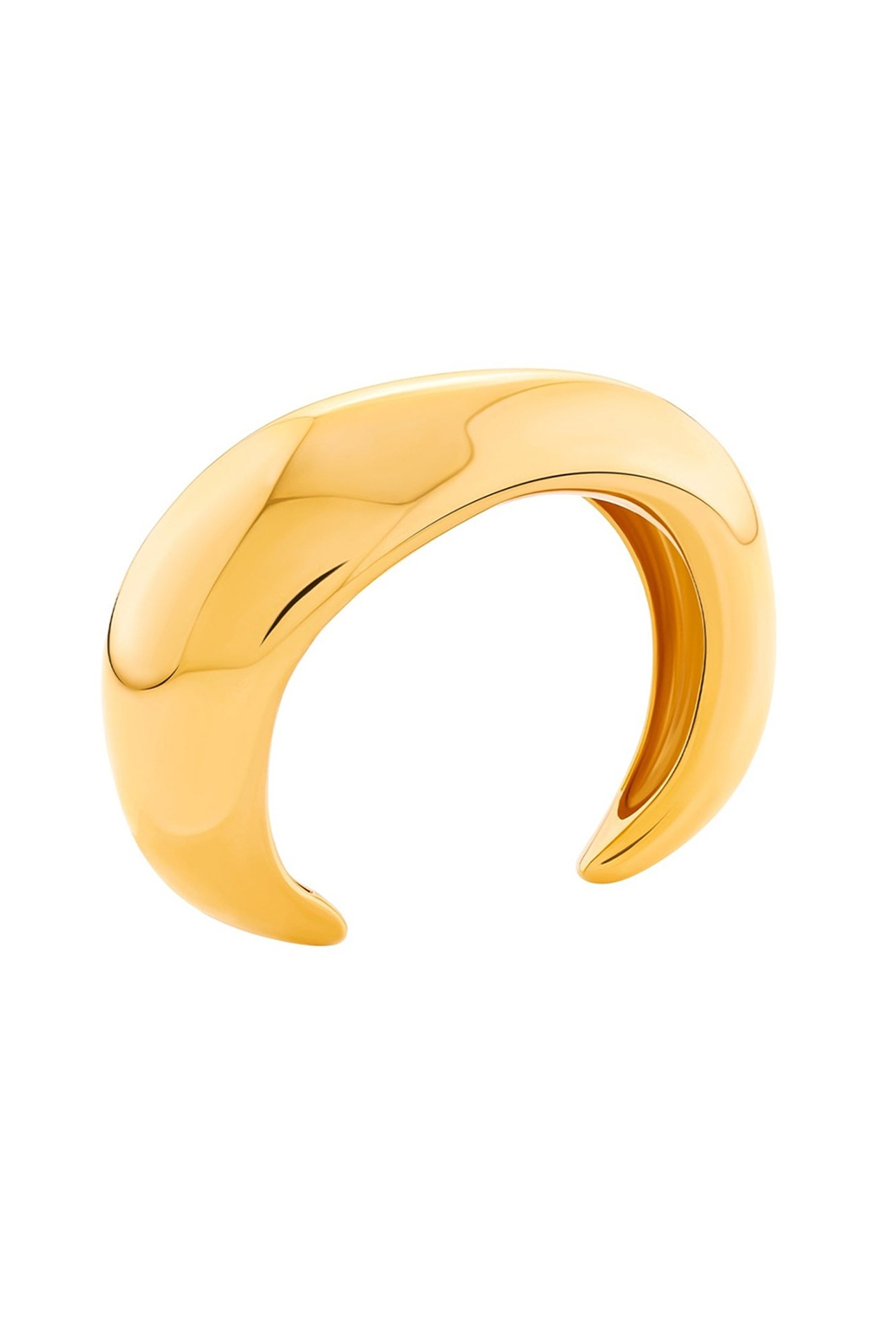 Gold Plated Handcrafted Cuff by Misho Design at Pernia's Pop Up Shop 2025