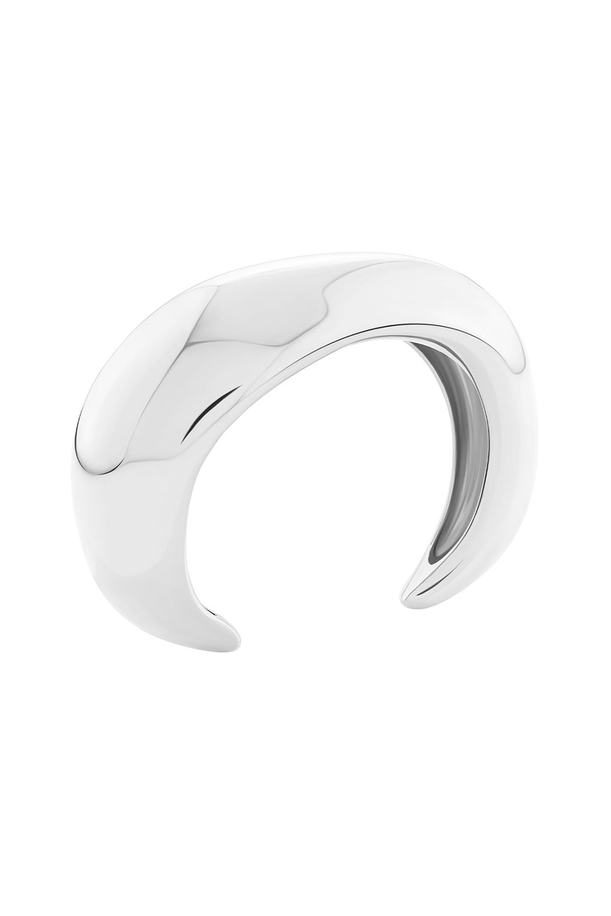 Silver Finish Handcrafted Cuff by Misho Design at Pernia's Pop Up Shop 2025