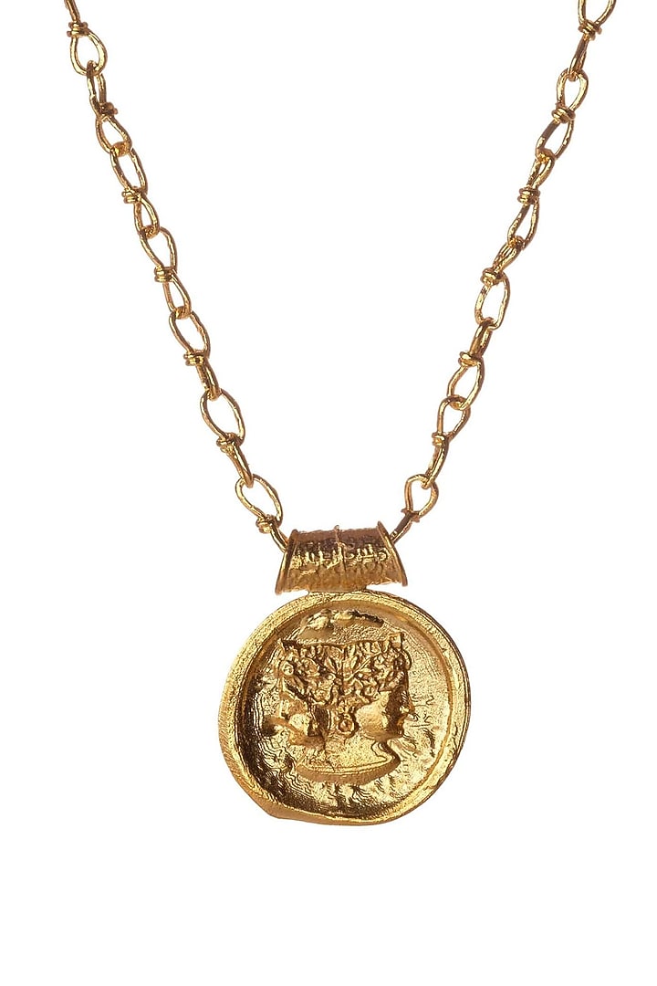 Gold Plated Gemini Zodiac Mini Link Chain Pendant Necklace by Misho ...