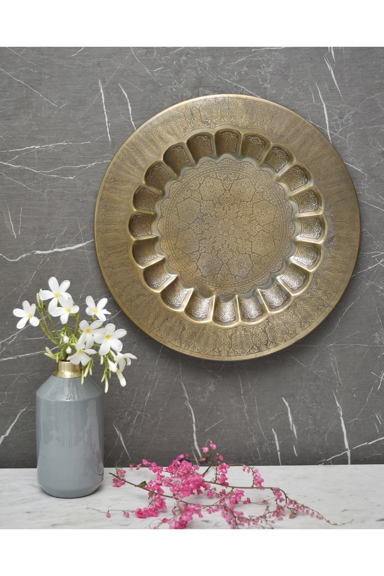 Gold Iron Wall Plate by Manor House at Pernia's Pop Up Shop 2025