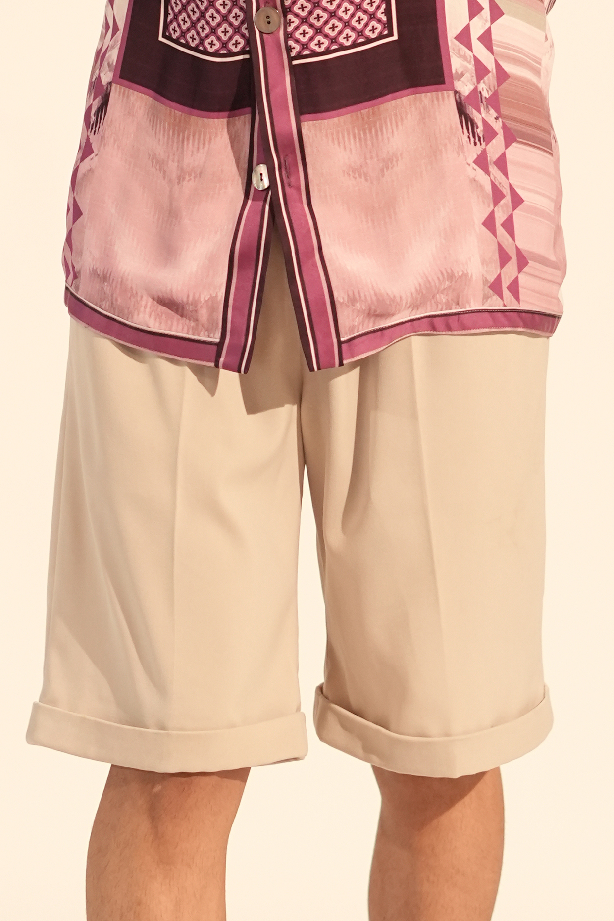 Fawn Luxe Suiting Shorts by Nikita Mhaisalkar Men at Pernia's Pop Up ... Fawn Luxe Suiting Shorts by Nikita Mhaisalkar Men at Pernia's Pop Up ...