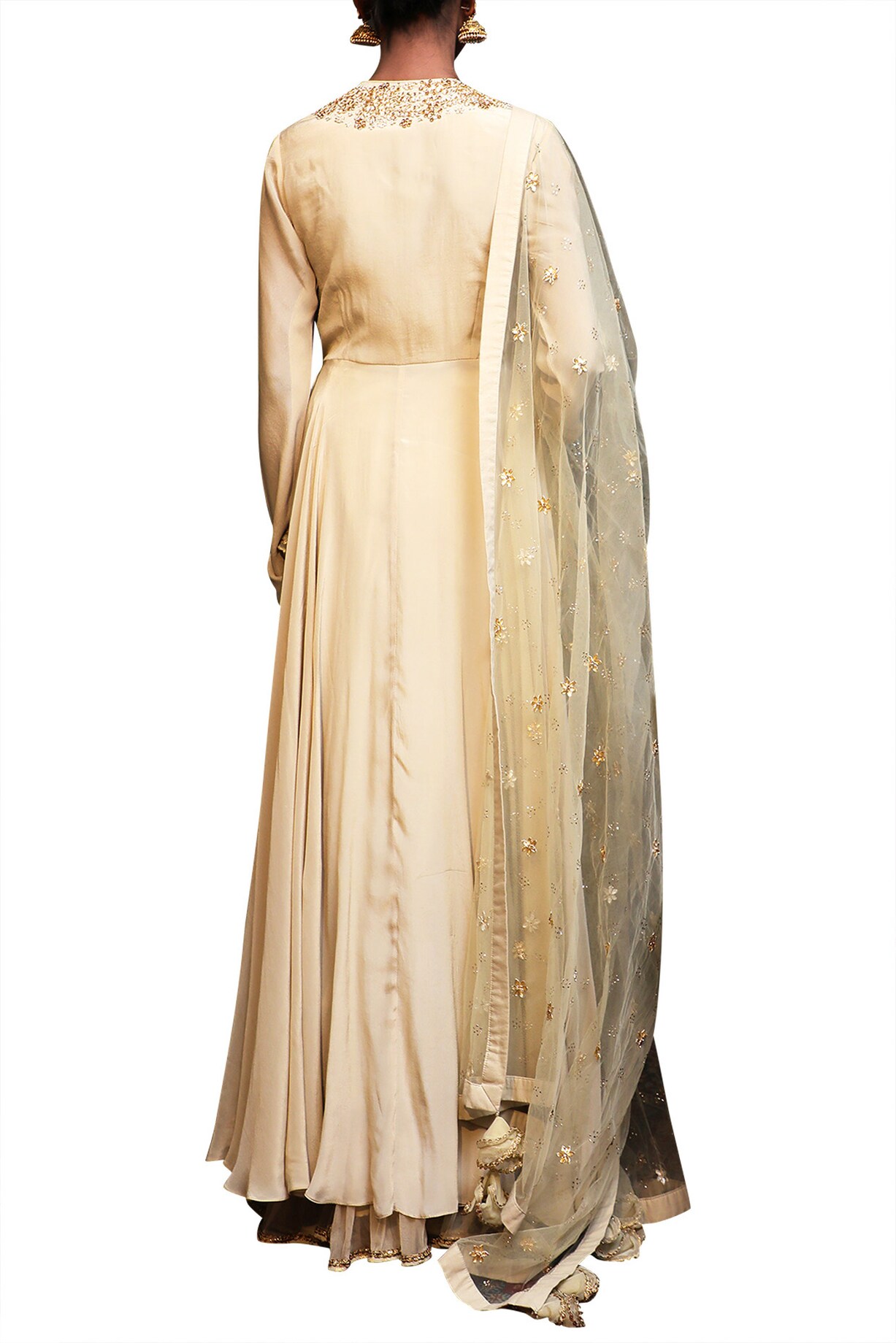 Antique Jade Embroidered Angrakha Kurta Set by Nikasha at Pernia's Pop ...