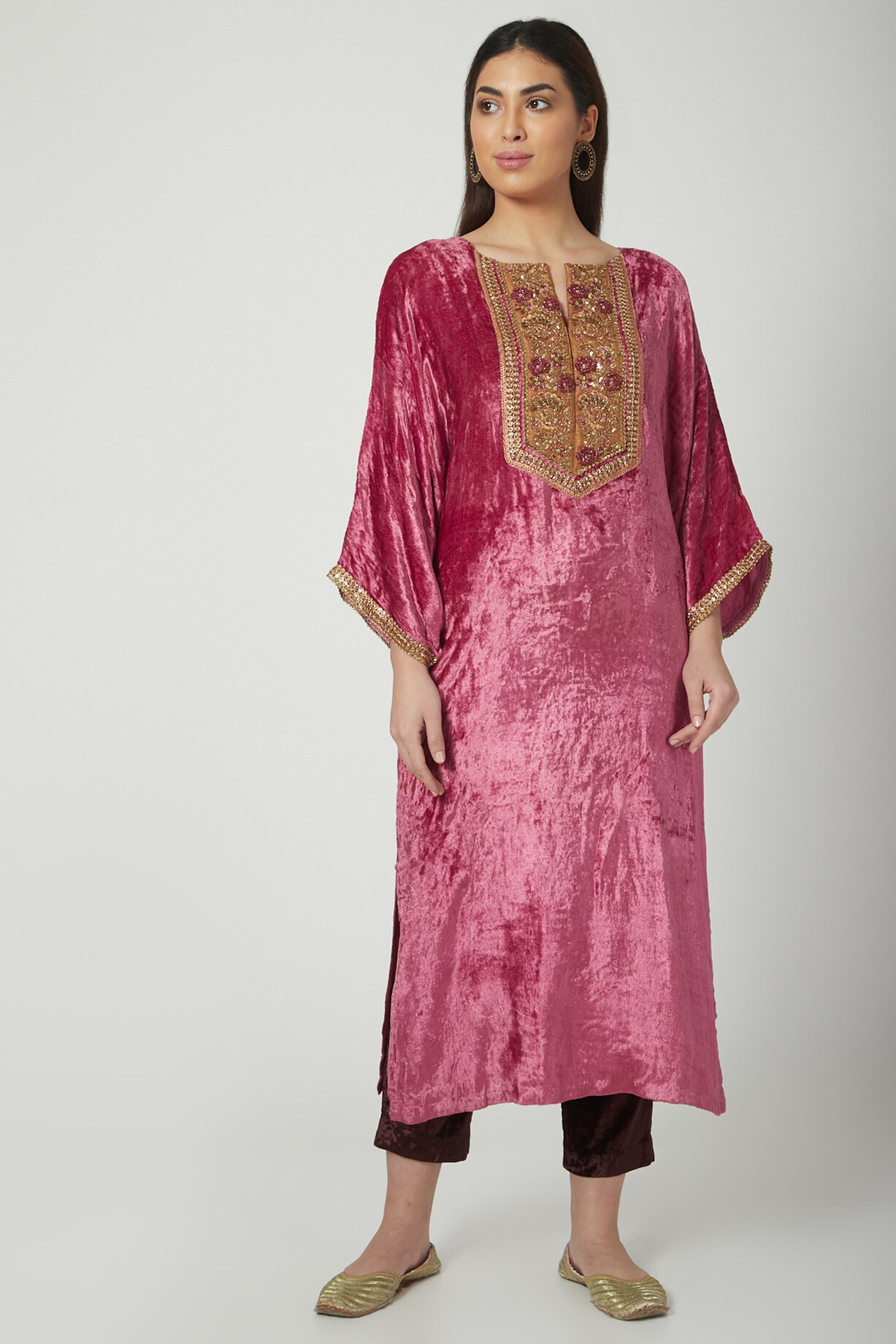 Blush Pink Embroidered Kurta Set by Nida Mahmood at Pernia's Pop Up ...