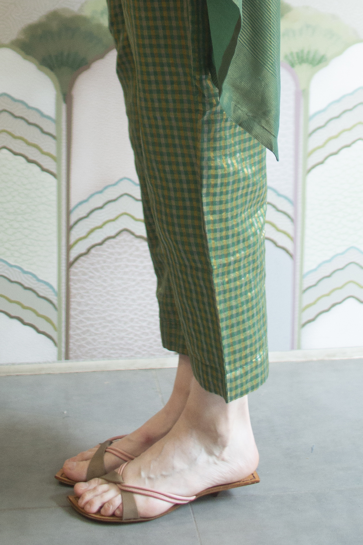 Plantation Green Handloom Linen Silk Tunic Set by OJA at Pernia's Pop ... Plantation Green Handloom Linen Silk Tunic Set by OJA at Pernia's Pop ...