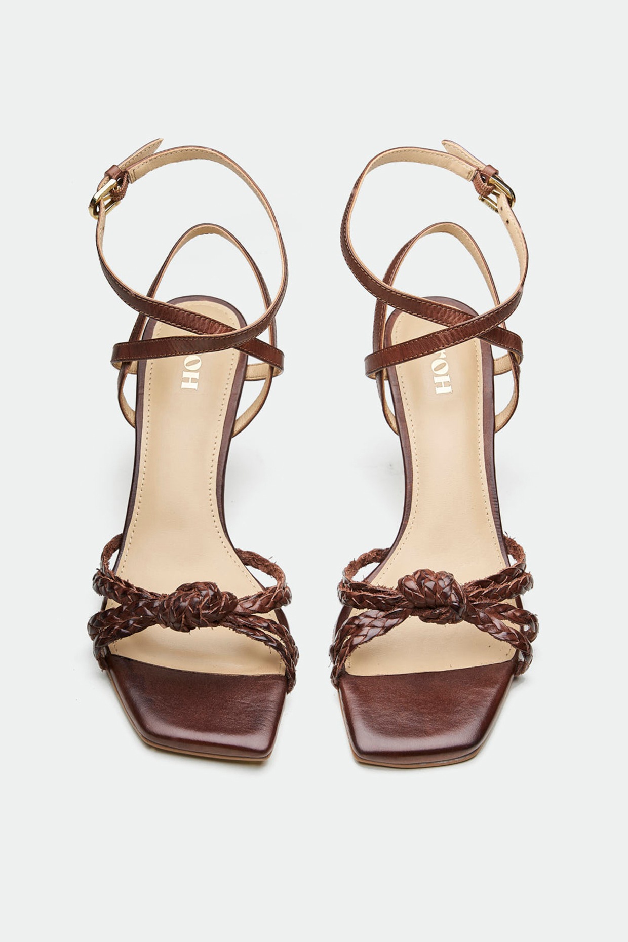 Brown Genuine Leather Heels By Oroh At Pernia s Pop Up Shop 2025