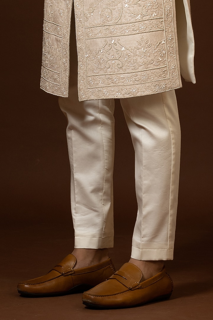 Buy PAARSH Fawn Embroidered Sherwani Set at Pernia'sPopUpShopMen 2025