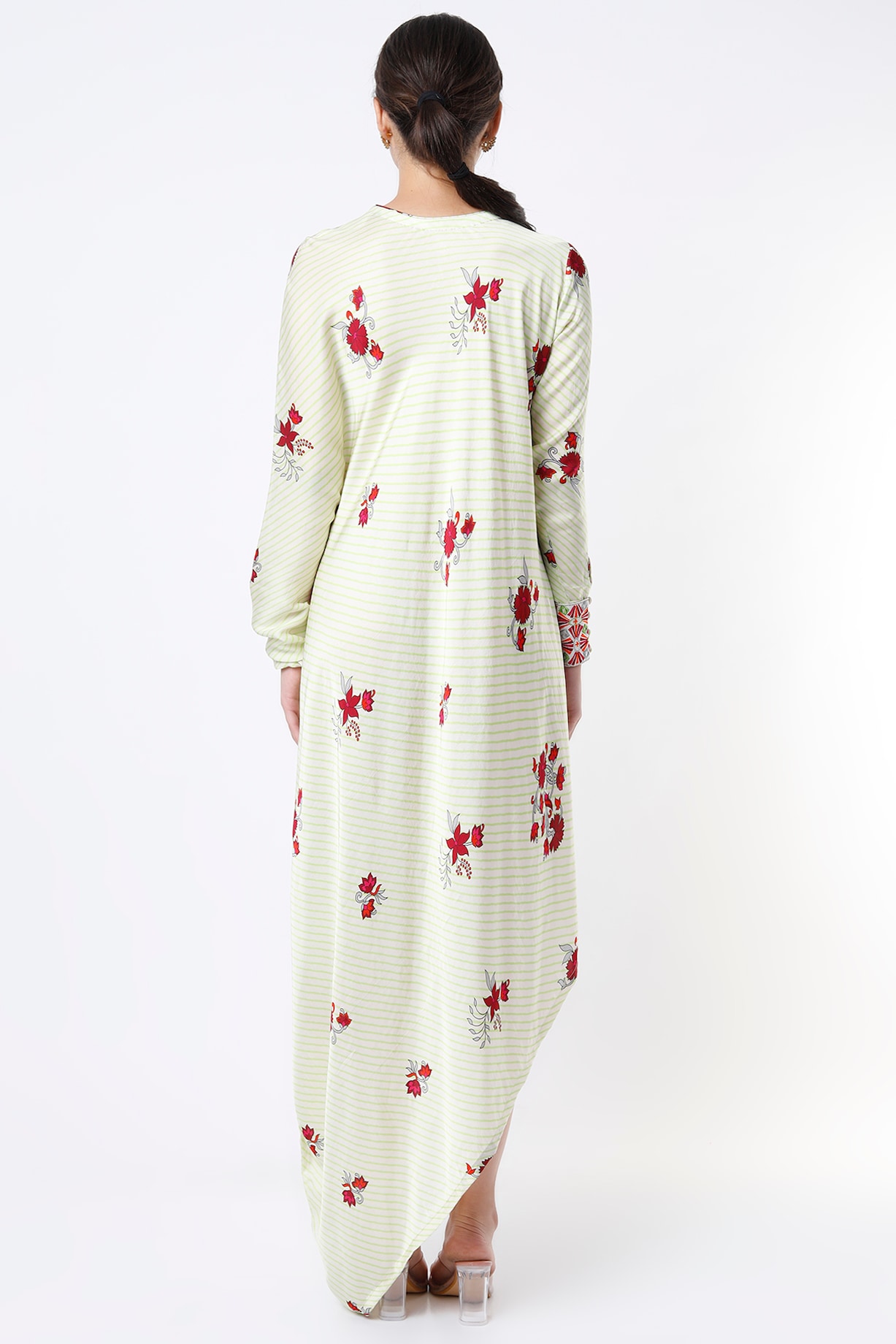 Light Green Printed Tunic by Punit Balana at Pernia's Pop Up Shop 2025