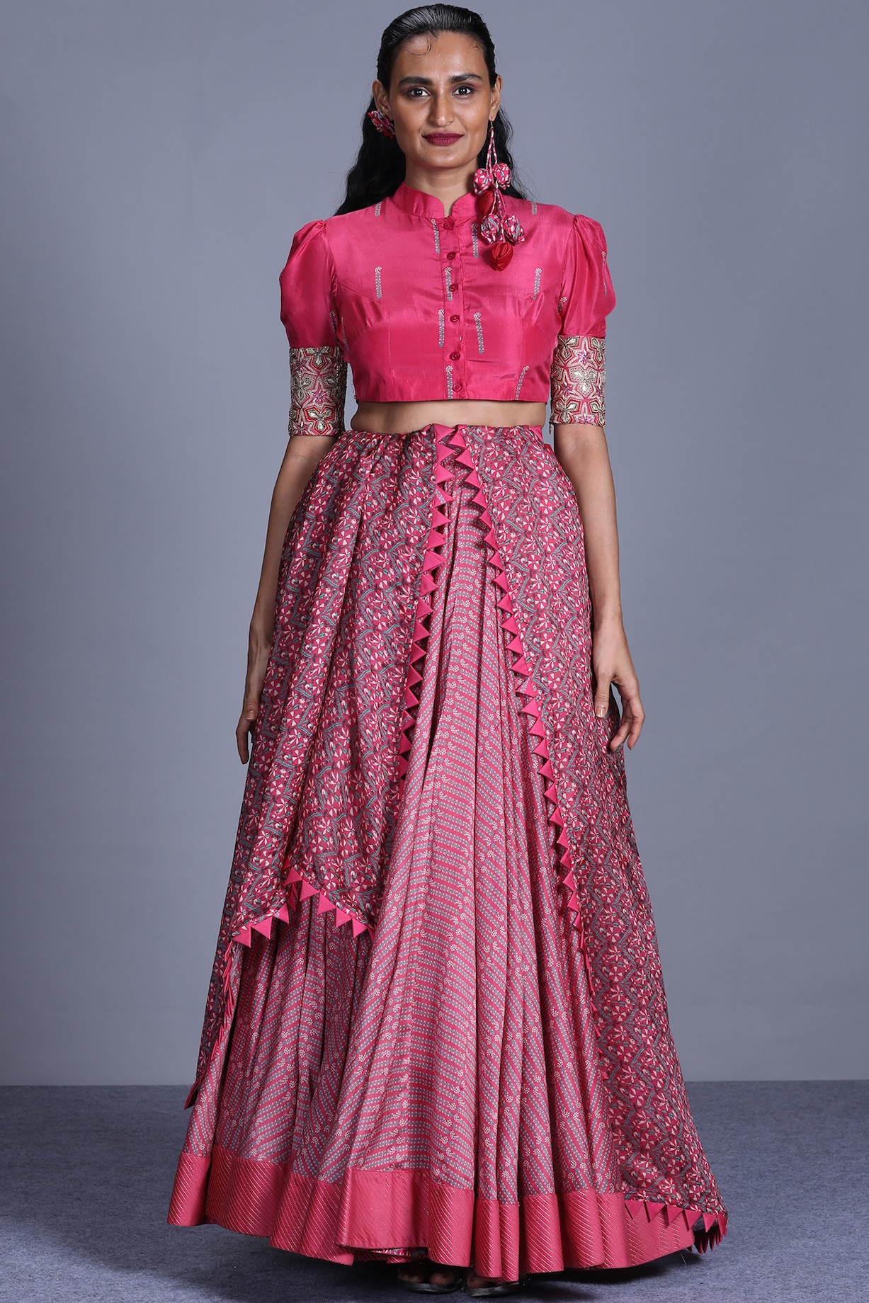 Pink Skirt Set by Punit Balana at Pernia's Pop Up Shop 2025