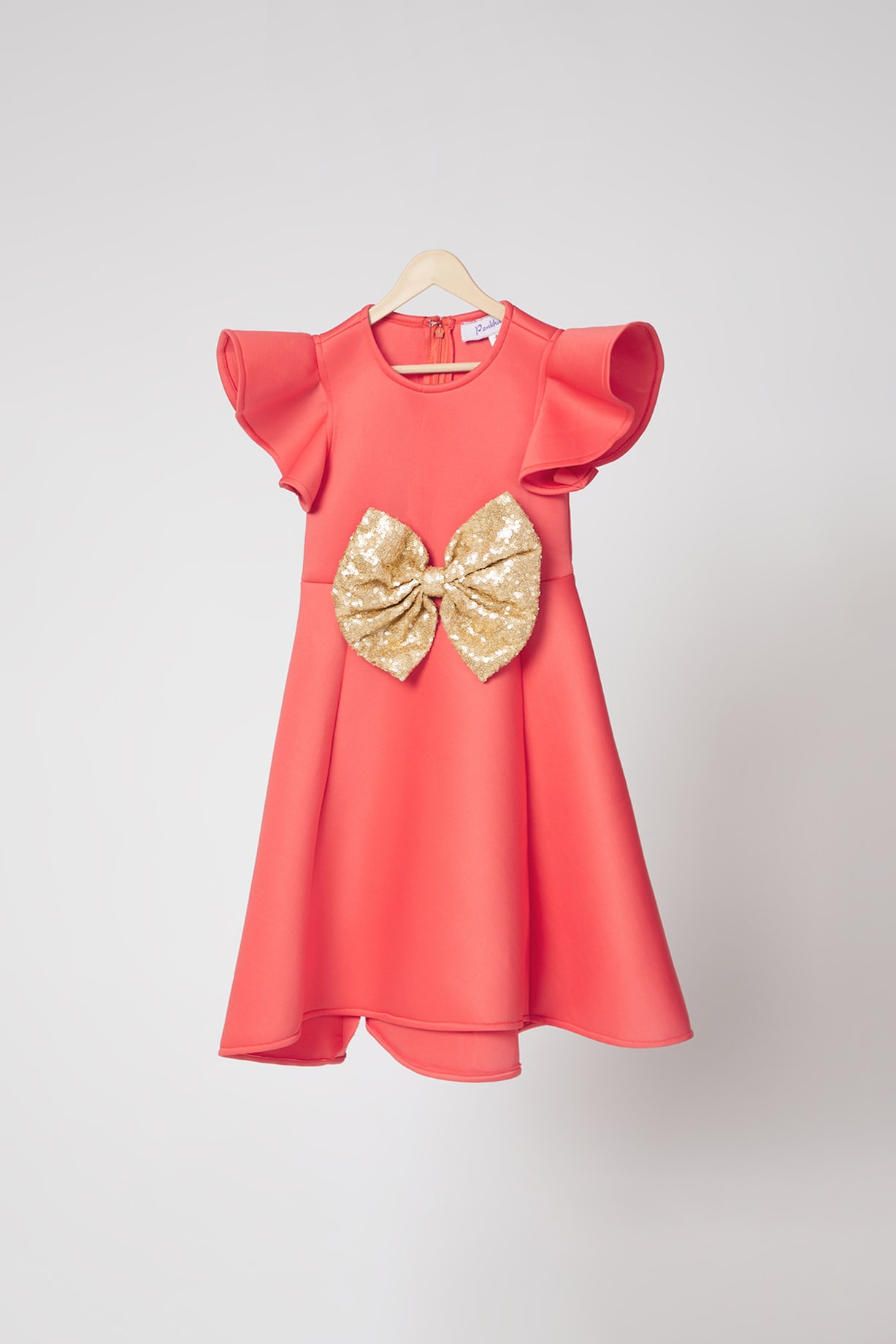 Peach Scuba Frock For Girls by Pankhuri by Priyanka - Kids at Pernia's ...